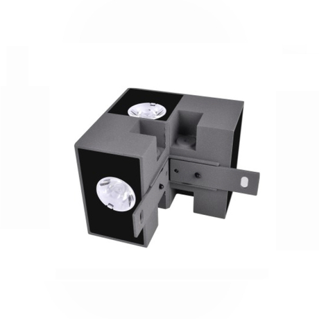 Silver Grey 3w LED Adjustable Outdoor Spotlight, LED Spotlight ...