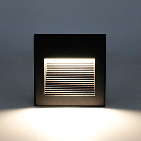 Invisible black Square Shaped Recessed LED Light with Horizontally ...