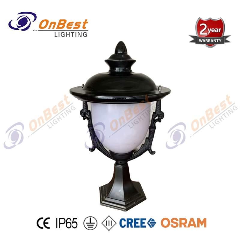 Antique European led Boundary Light, waterproof outdoor led Bollard ...